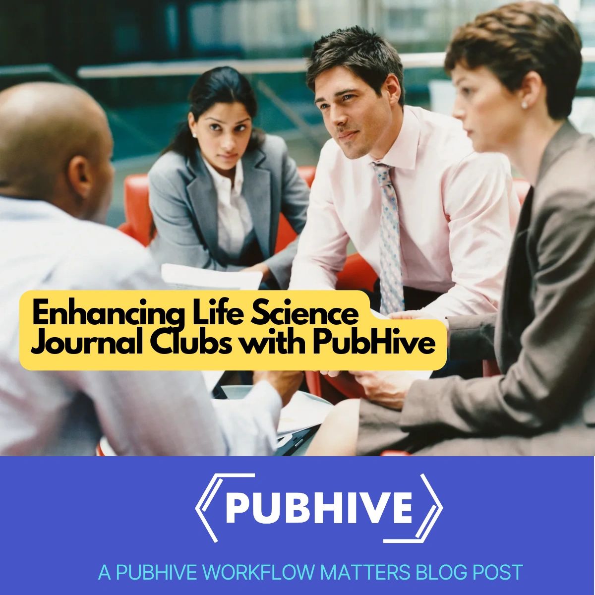 Enhancing Life Science Journal Clubs with PubHive